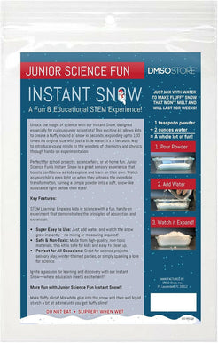Junior Science Fun Instant Snow Powder, 1 lb. , Makes 8 Gallon of Snow ...